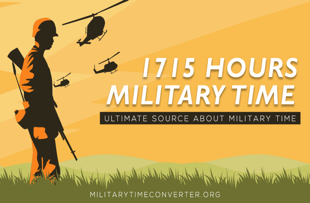Simple Trick How To Convert 1715 Hours Military Time